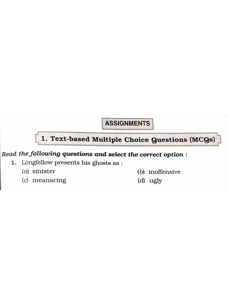 MCQ Haunted Houses ? | PDF