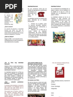 Triptico Del Patrimonio Cultural Pdf Patrimonio Cultural Arqueología