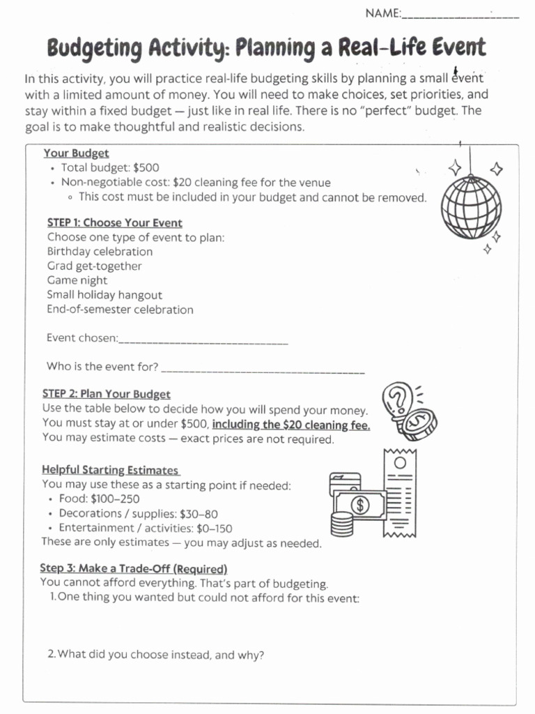 Assign. 2- Planning a Real-Life Event | PDF