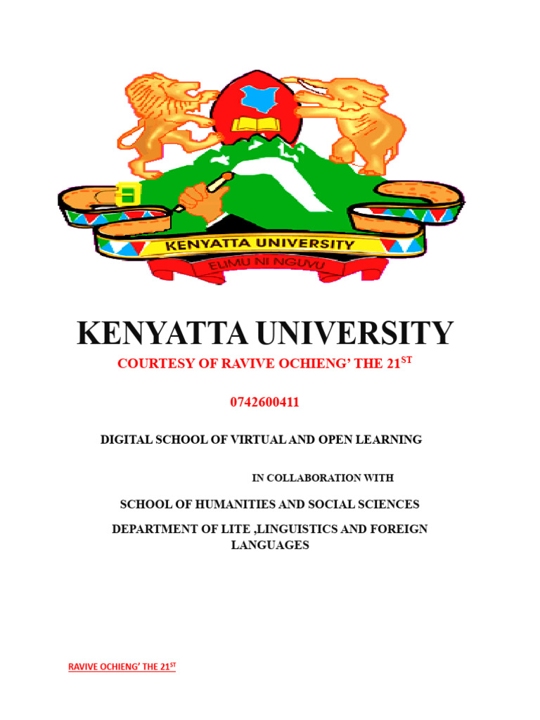 Aen 211 Notes by Ravive Ochieng' The 21st | PDF | Part Of Speech | Verb