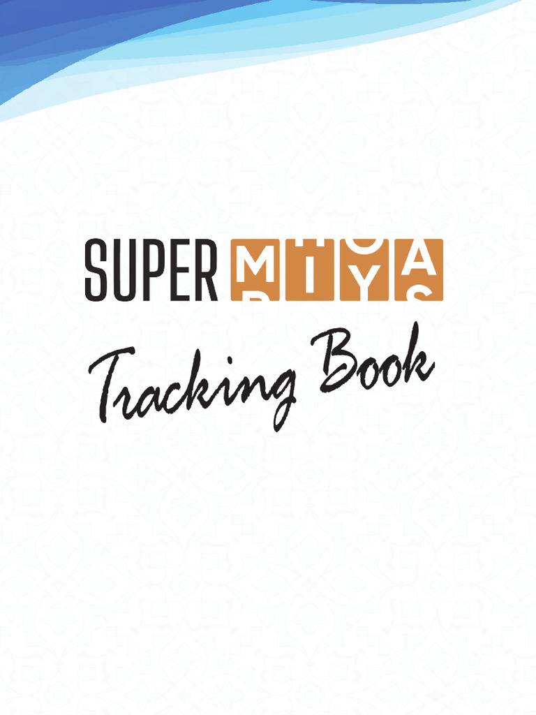 Supermiya Tracking Book | PDF