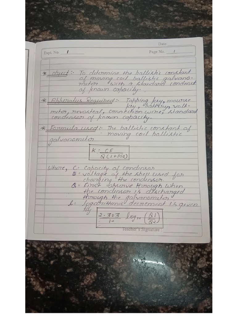 Physics Practical File | PDF