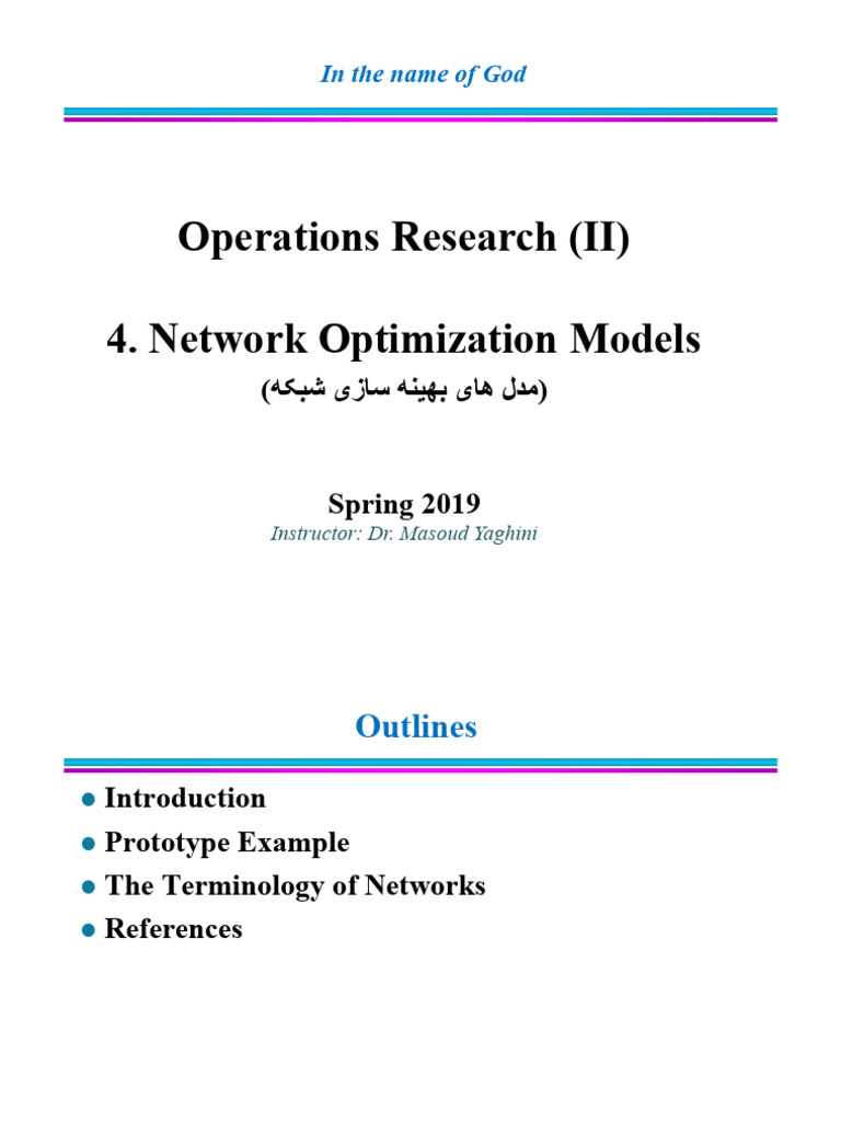 04 - Network Optimization Models | PDF | Theoretical Computer Science ...