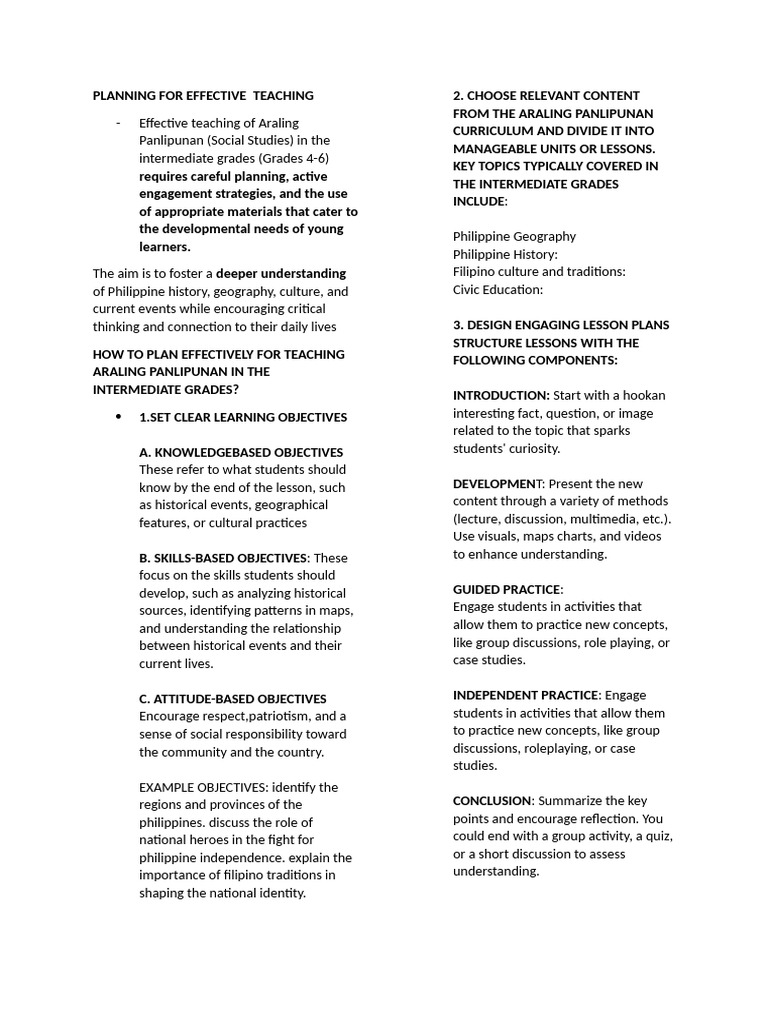 REVIEWER-IN-ESS102 (1) | PDF | Lesson Plan | Teachers