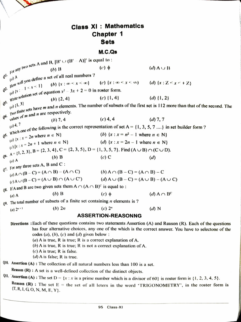Class XI Extra Questions of Mid Term Syllabus | PDF | Function ...