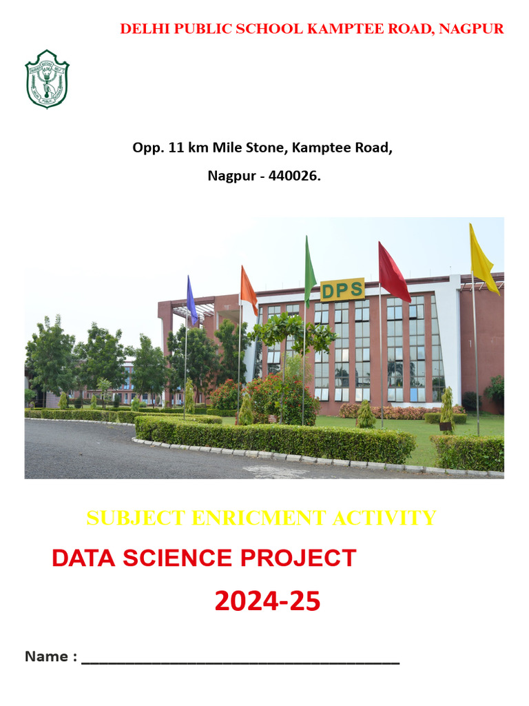 Certificate Practical Data Science Class 12 PDF | PDF