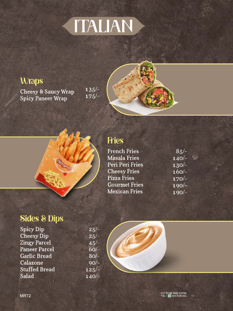 Meerut Menu | PDF