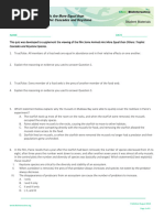 Trophic Cascades and Keystone Species | PDF | Predation | Food Web