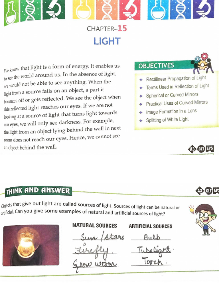 Class 7 CH 15 Light | PDF