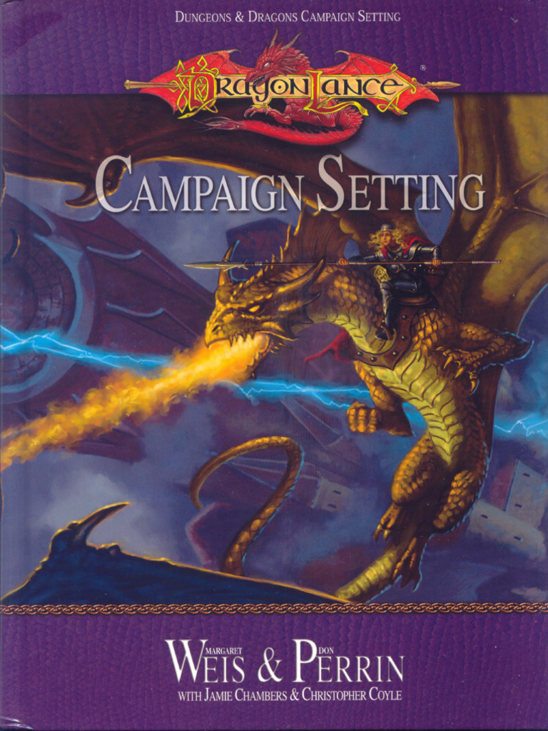 d20 RPG D&D 3.5E Dragonlance - Campaign Setting | PDF