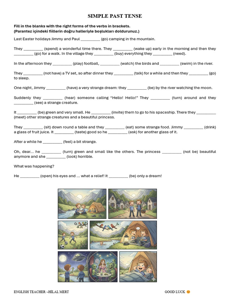 Simple Past Tense | PDF