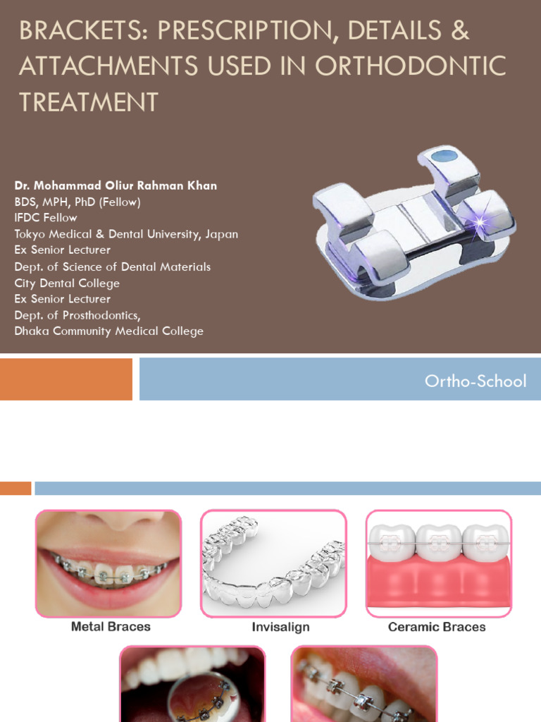 Class 8 Brackets Introduction | PDF | Orthodontics | Dentistry Branches