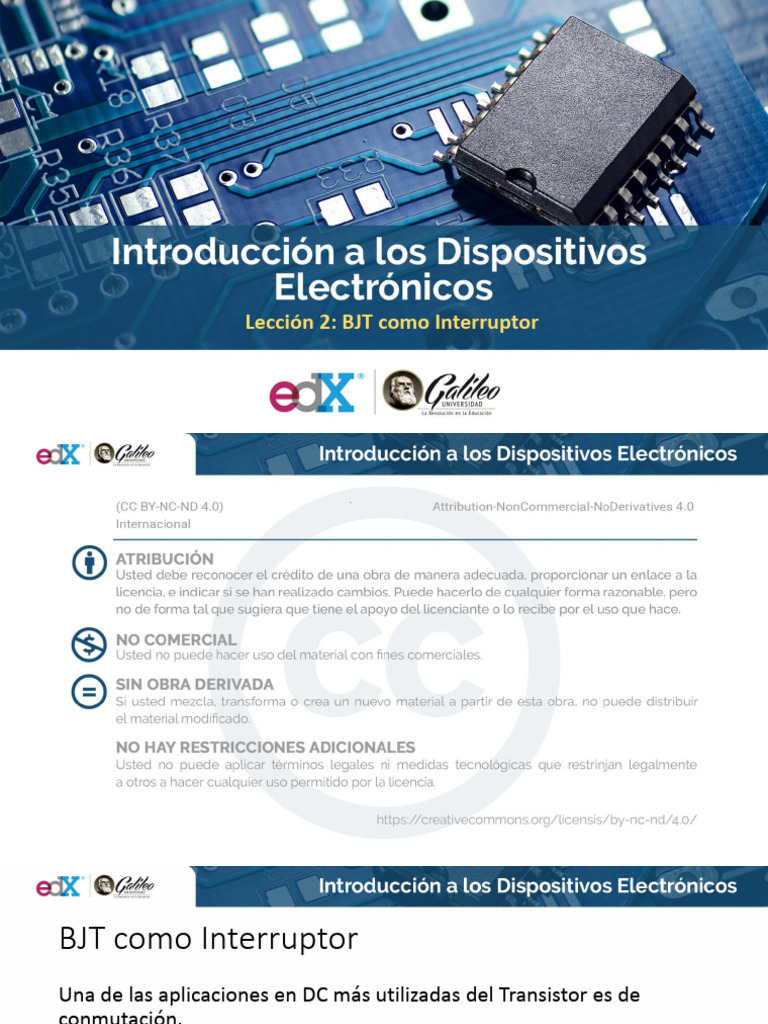 3-BJT Como Interruptor_FINAL | PDF | Transistor | Red eléctrica