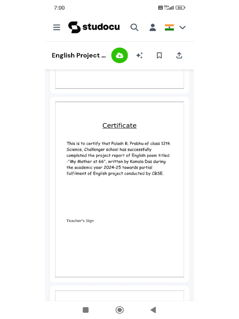English Project File | PDF