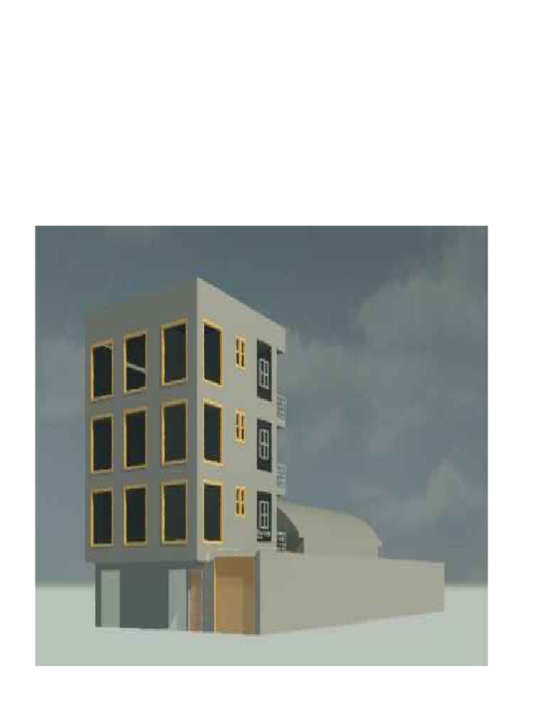 Vivienda Ulloa - Rendering - 3d Vista 1-Model | PDF