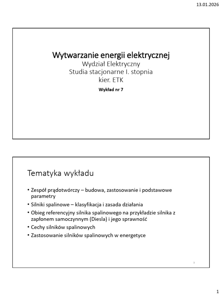 WEE STS - V2026_W07_Spalinowe_zesp_pradotworcze | PDF