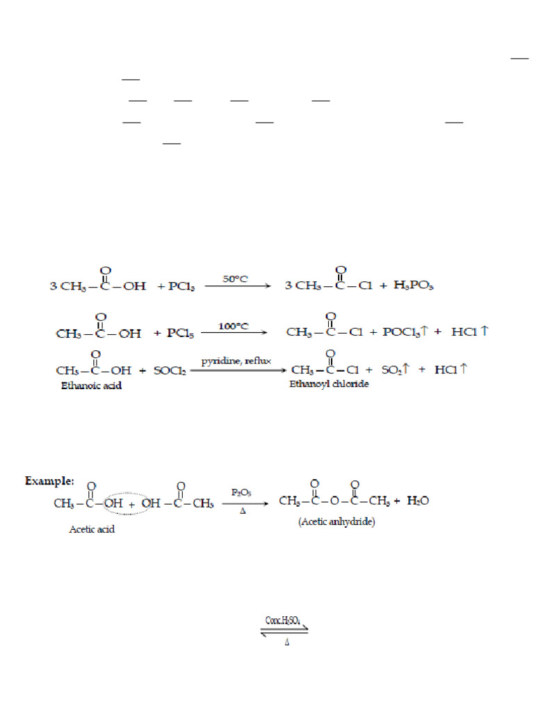 Derivatives of Carboxylic Acid | PDF | Ester | Carboxylic Acid