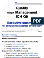 ICH Q9(R1) Quality Risk Management Guide | PDF | Risk Management | Risk