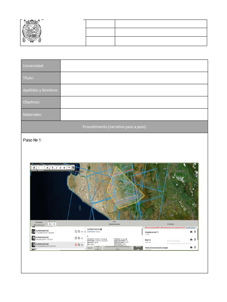 Informe de Alos Palsar | PDF | Informática