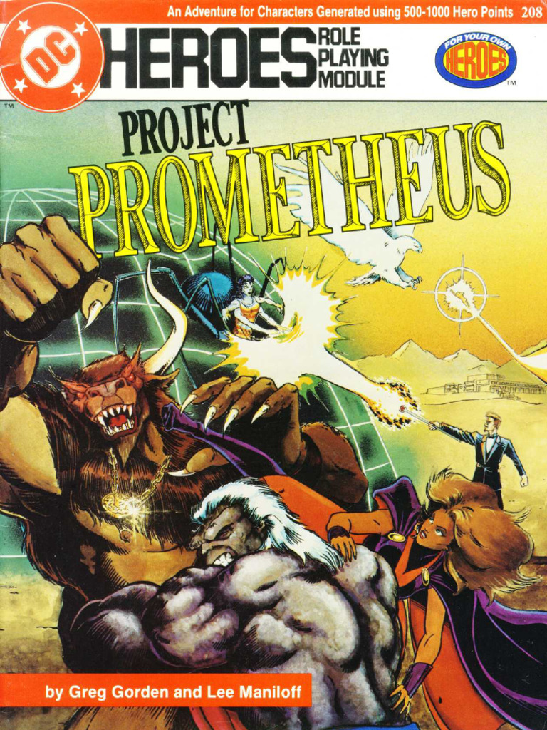 DC Heroes-Project Prometheus | PDF