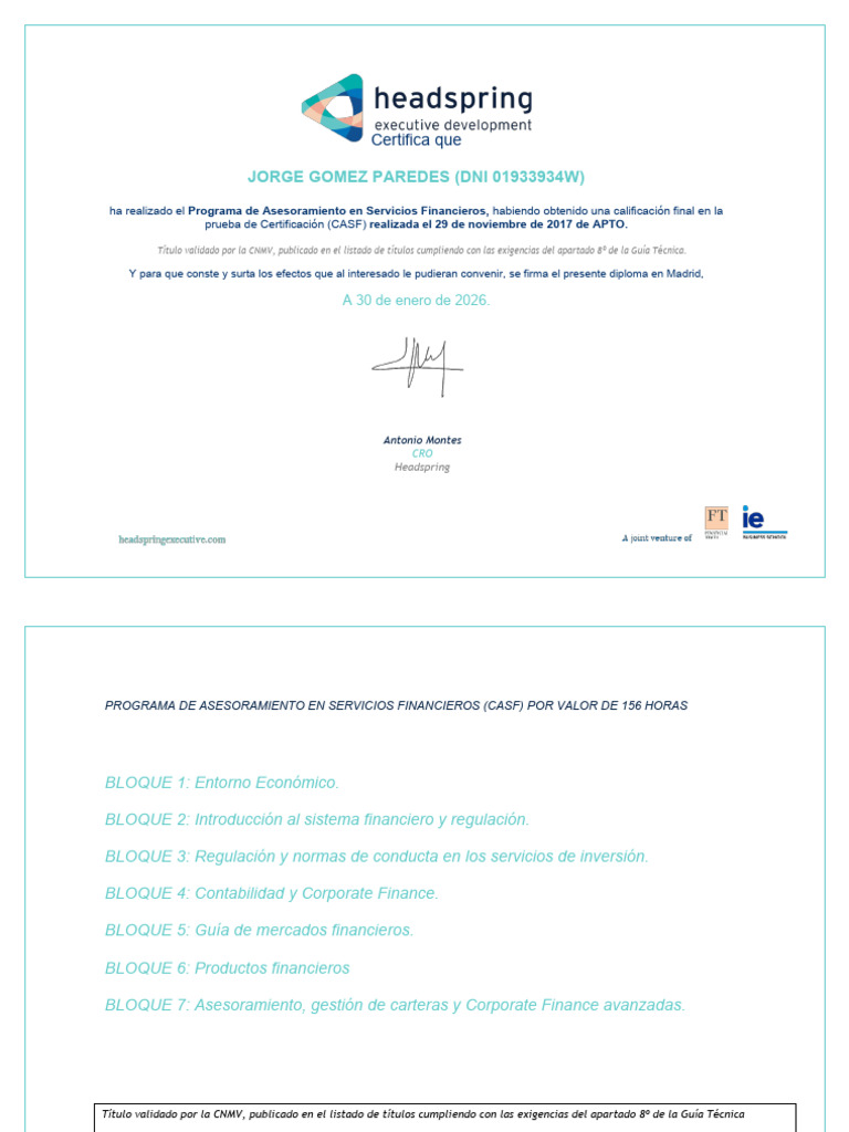 Jorge Gomez Paredes (Dni 01933934w) | PDF