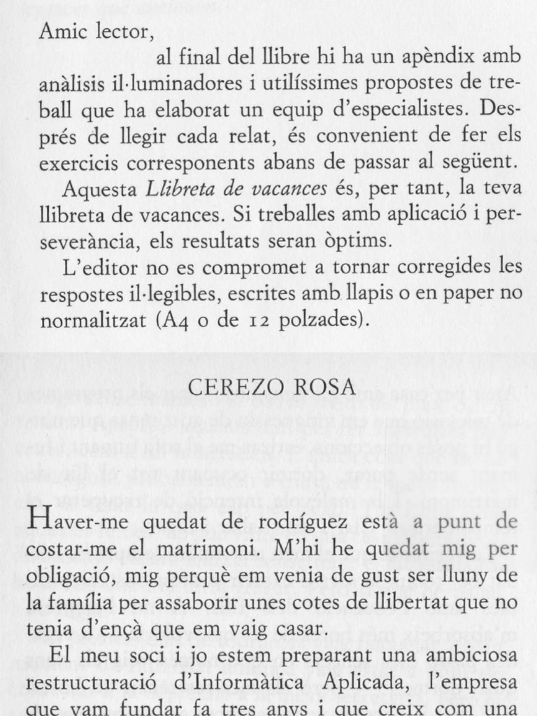 Solsona - Llibreta de Vacances | PDF