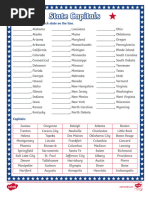 Wakko's 50 States and Capitals Lyrics | PDF