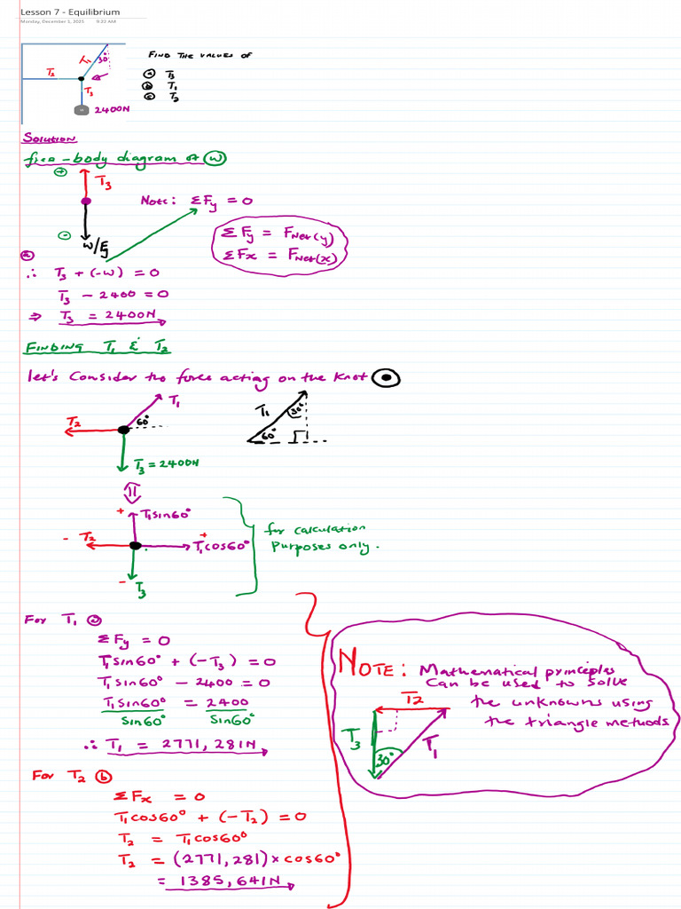 Lesson 7 - Equilibrium | PDF