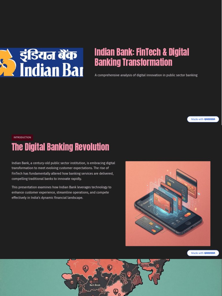 Indian Bank FinTech and Digital Banking Transformation | PDF ...
