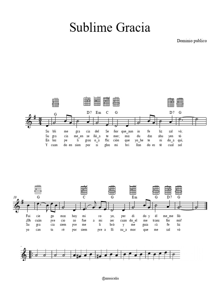Sublime Gracia | PDF