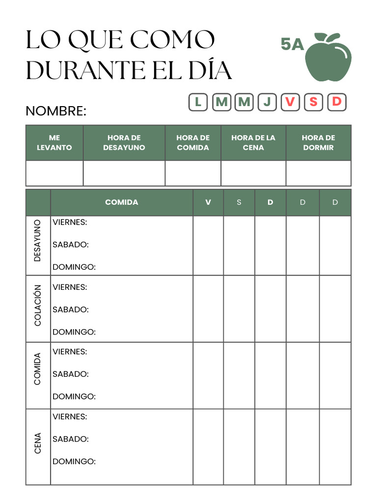 Tabla de Los Alimentos Que Se Consumen_20260129_084123_0000 | PDF