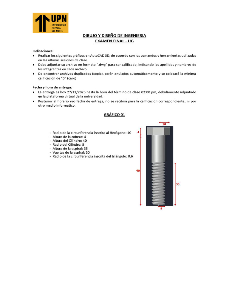 Examen Final UG | PDF
