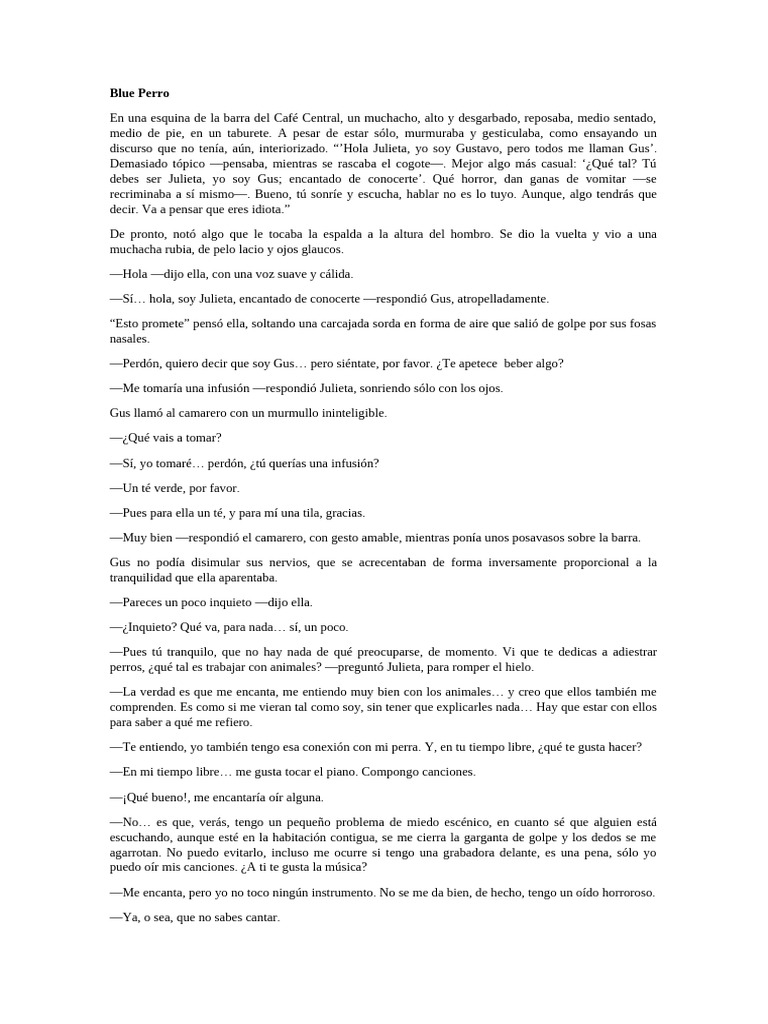 Blue Perro | PDF