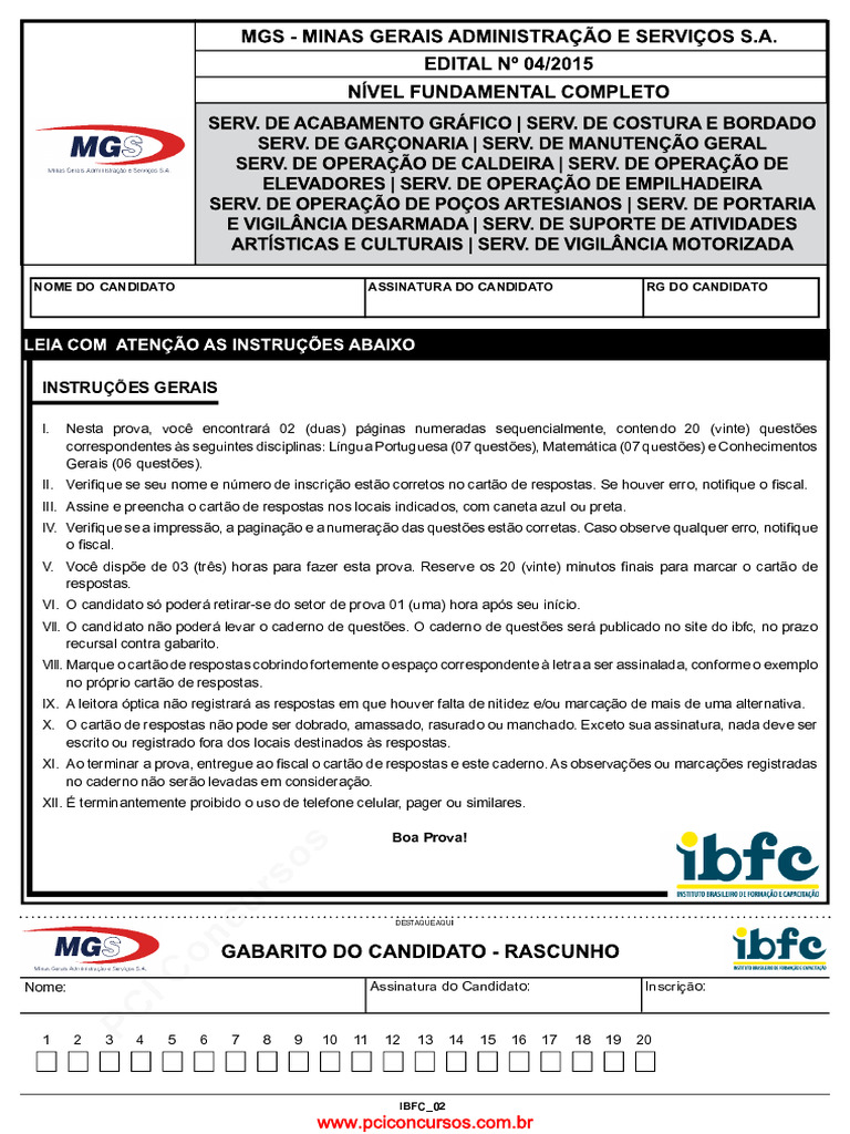Cargos Nivel Fundam Completo | PDF