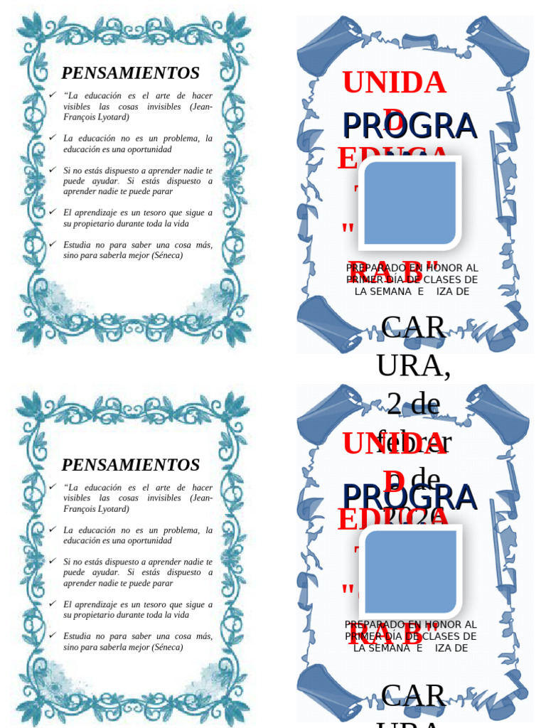 Programa 2 de Febrero | PDF