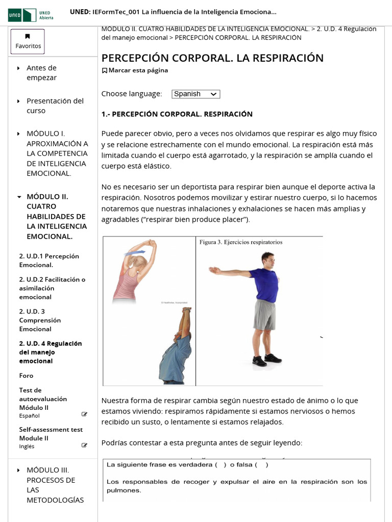 PERCEPCIÓN CORPORAL. LA RESPIRACIÓN _ 2. U.D. 4 Regulación del manejo ...