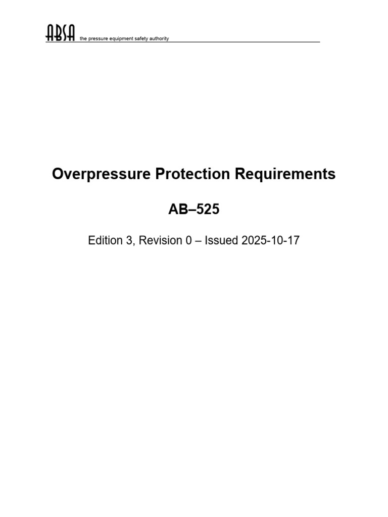 Ab-525 Opp Requirements For PV and PP | PDF | Valve | Boiler