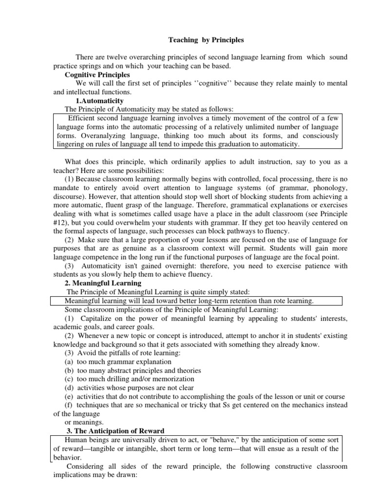 English Language Teaching Method Pdf Language Education Second