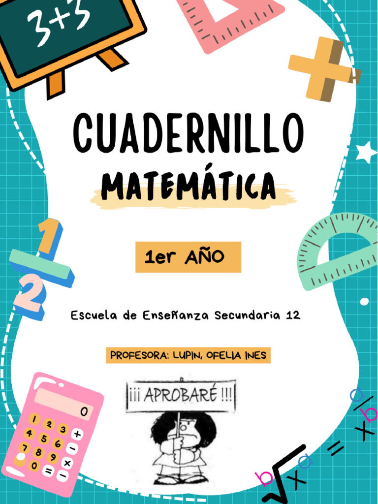 01 Cuadernillo Matemática 1B | PDF | División (Matemáticas) | Número ...