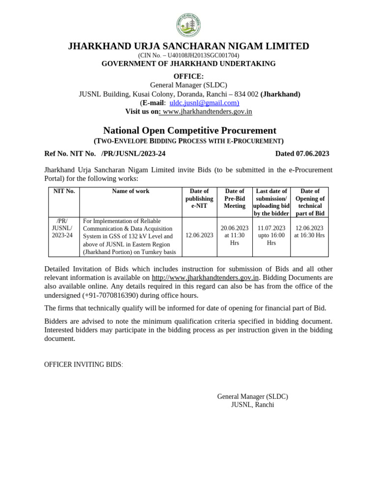 Tender Notice Reference | PDF | Supply Chain Management | Procurement