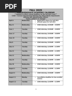Chamberlain University Academic Calendar 2025-2026 | PDF | Academic ...