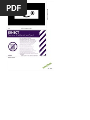Xbox 360 Calibration Card Second Hand Kinect Adventures Xbox 360