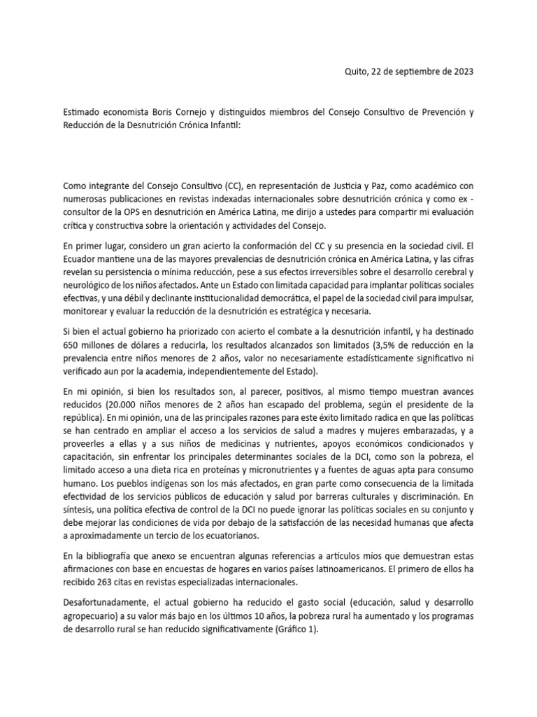 Car Tac CDC I Set 23 Carlos Larrea | PDF | Cuidado de la salud | Nutrición