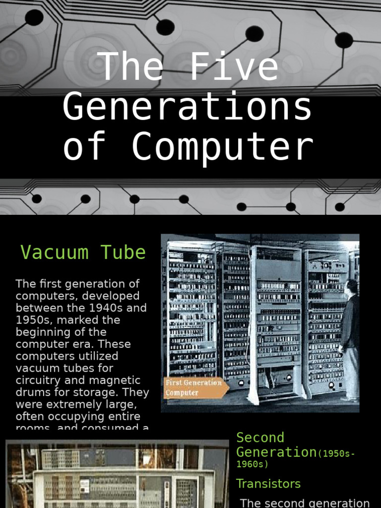 5 Generations of Computer | PDF