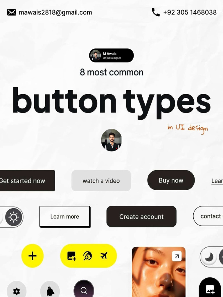 Button Types in UI Design | PDF