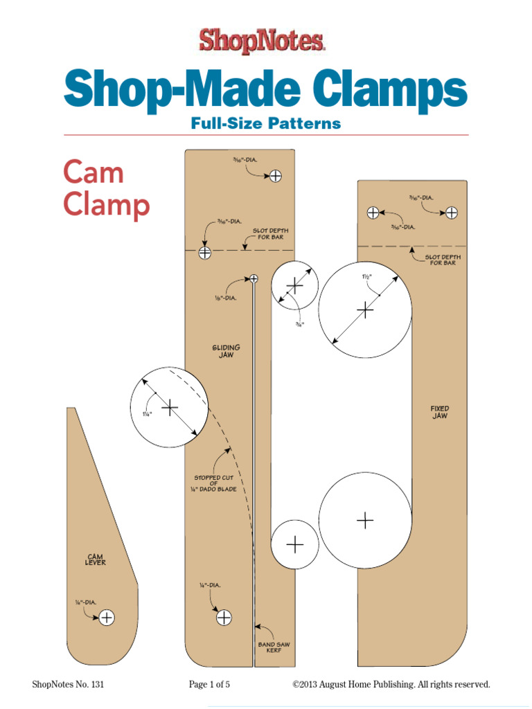 Clamp Patterns | PDF | Tools | Cutting Tools
