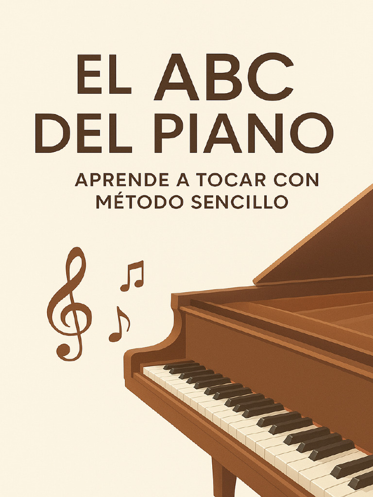 El ABC Del Piano Aprende A Tocar Con Metodo Sencillo | PDF