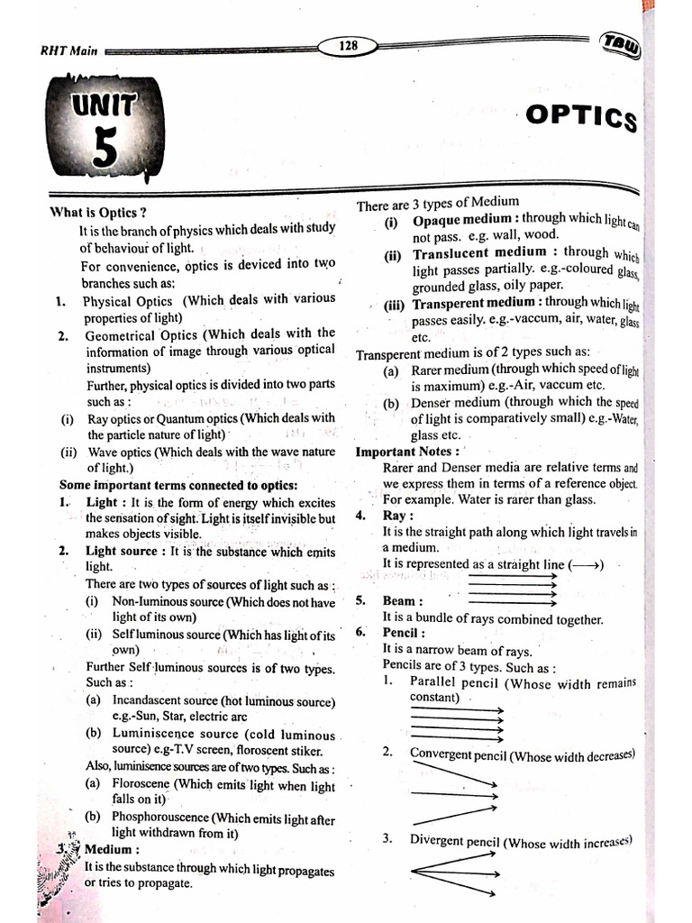 CH 5 (Optics) | PDF