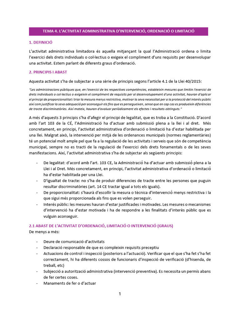 Dret Administratiu II Part 2 | PDF