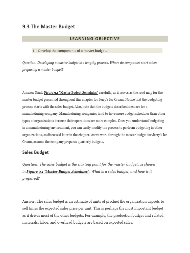 Module Master-Budget | PDF | Expense | Credit Card